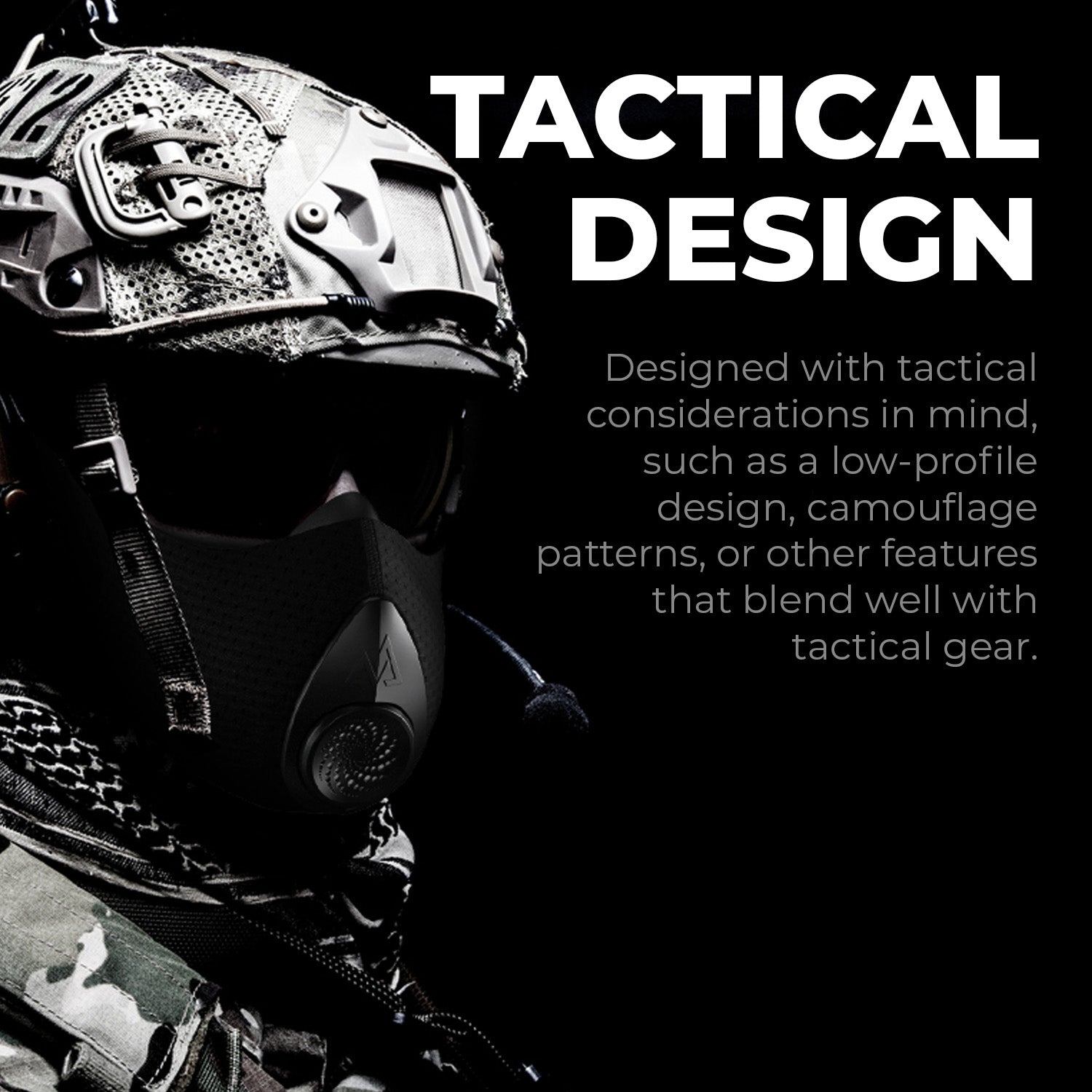 Tactical Filtration Mask | High Air Filter Mask